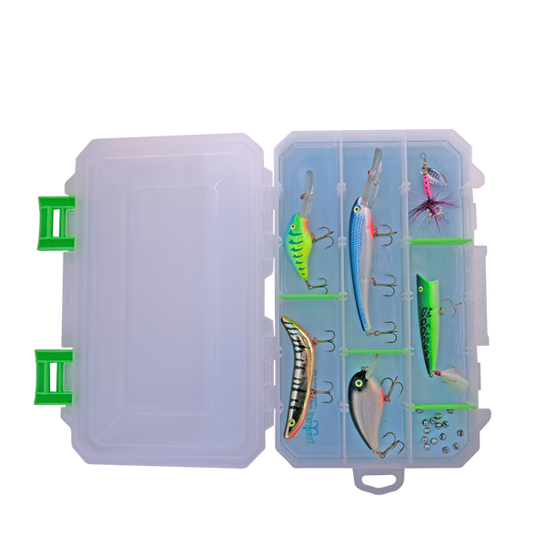 Small Lure Lock Fishing Tackle Box with TakLogic Technology