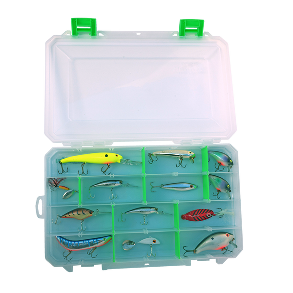Large Lure Lock Fishing Tackle Box with TakLogic Technology