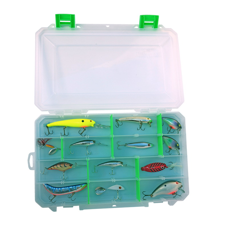 Large Lure Lock Fishing Tackle Box with TakLogic Technology